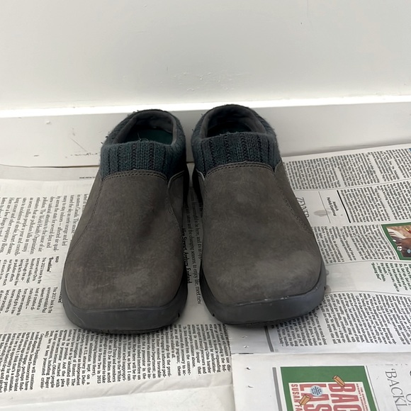 Dansko | Shoes | Danskoemily Gray Suede Leather Wool Mule Clogs | Poshmark